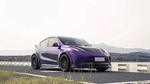 Style Boost: Tesla Model Y Carbon Fiber Hood Installation – Performance ...