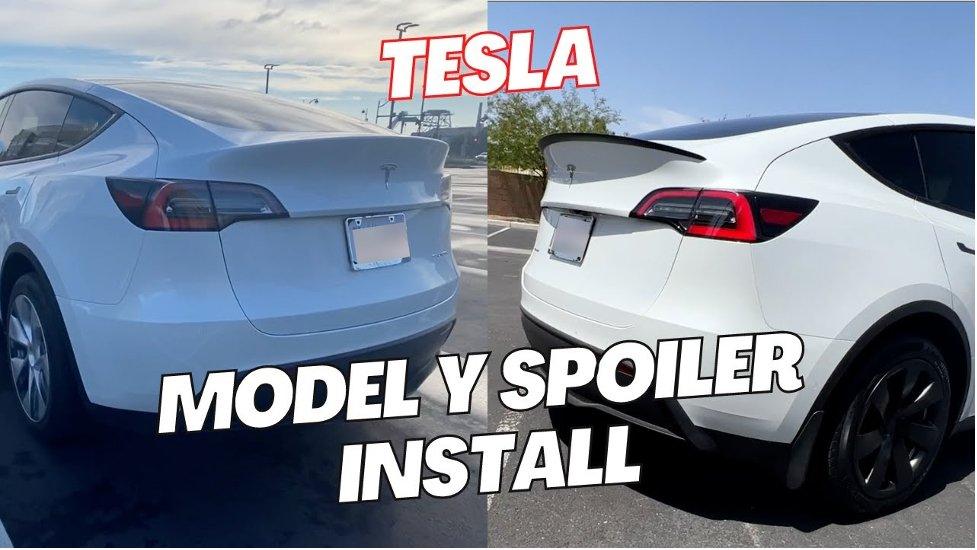The Evolution of Tesla Model Y Rear Spoilers: From the Base Model to ...