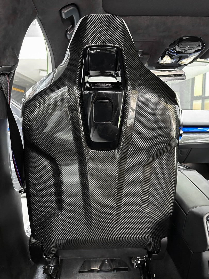 BMW M5/C G90 G99 Aftermarket Parts - Aero Republic Seat Back Covers Dry ...