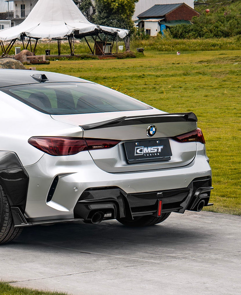 BMW 4 Series M440 430 G22 & M4 G82 Aftermarket Parts CMST Rear Spoiler ...