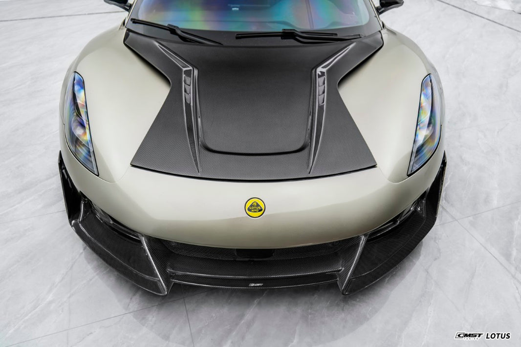 Lotus Emira 3.6 V6 2.0 Aftermarket Parts - CMST Tuning Front Lip Dry ...