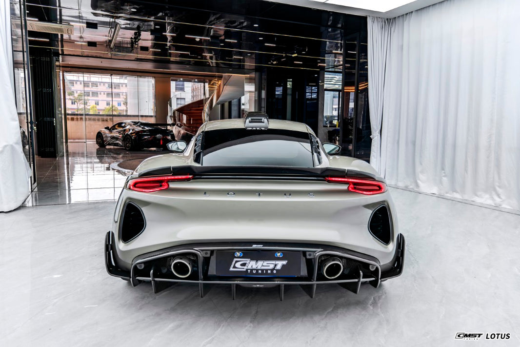 Lotus Emira 3.6 V6 2.0 Aftermarket Parts - CMST Tuning Rear Diffuser ...