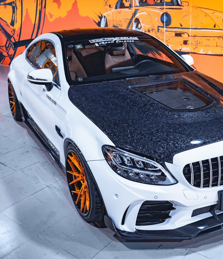 Benz C43 AMG C300 W205 Aftermarket Parts CMST Tuning Fender & Wheel ...