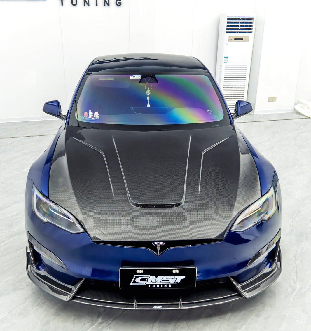 Tesla Model S 3rd Gen Late 2021-ON Aftermarket Parts - CMST Tuning Hood ...