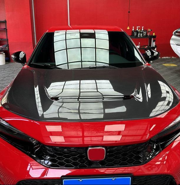 Honda Civic Type-R FL5 Aftermarket Parts - EPR USA Hood Carbon Fiber ...