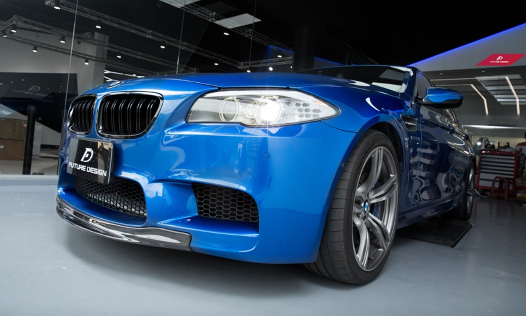 BMW M5 F10 2012-2016 Aftermarket Parts - Future Design Carbon Front Lip ...