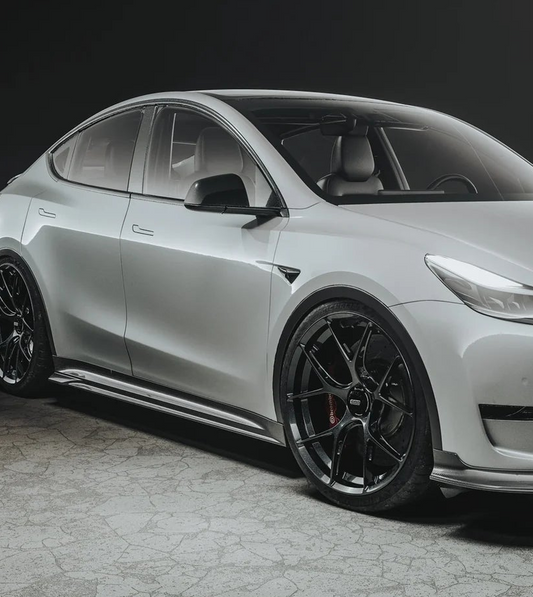 Tesla Model Y 2020-2025 Aftermarket Parts - Future Design Carbon Side ...