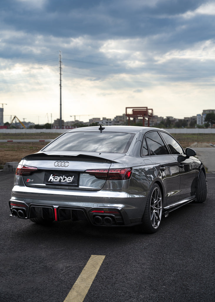 Audi S4 B9.5 Aftermarket Parts - Karbel Carbon's Rear Diffuser ...