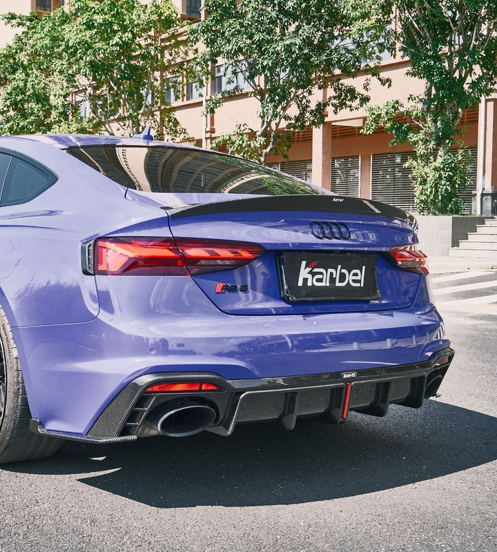 Audi RS5 B9.5 2020-2025 Aftermarket Parts - Karbel Carbon Rear Diffuser ...