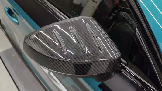 Audi RS3 S3 A3 8V.5 Aftermarket Parts Karbel Carbon Mirror Caps Dry Pre ...