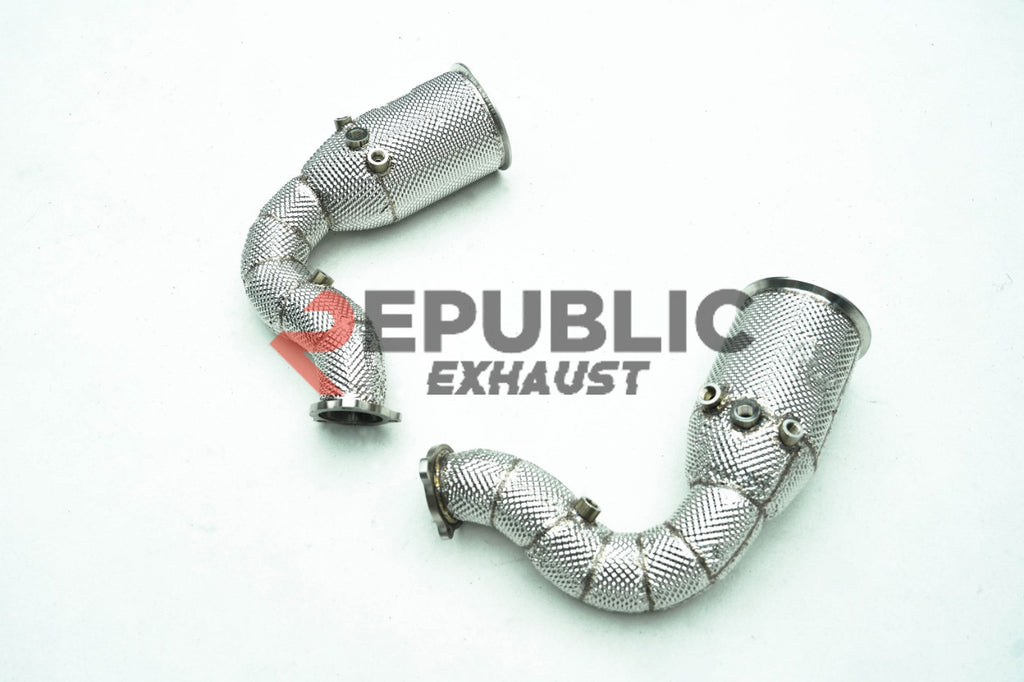 Porsche Cayenne 9Y0 9Y3 S Aftermarket Parts - Republic Exhaust Downpipe ...