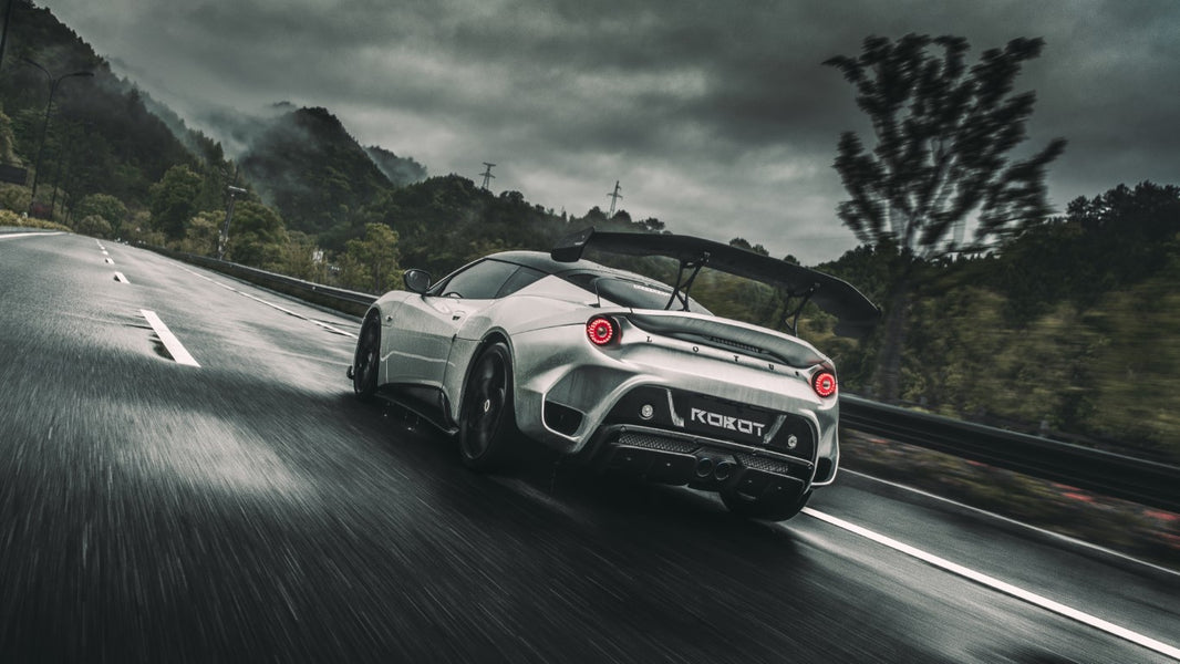Lotus Evora Aftermarket Parts - Robot Craftsman Rear GT Wing Carbon Fiber / FRP– Performance ...