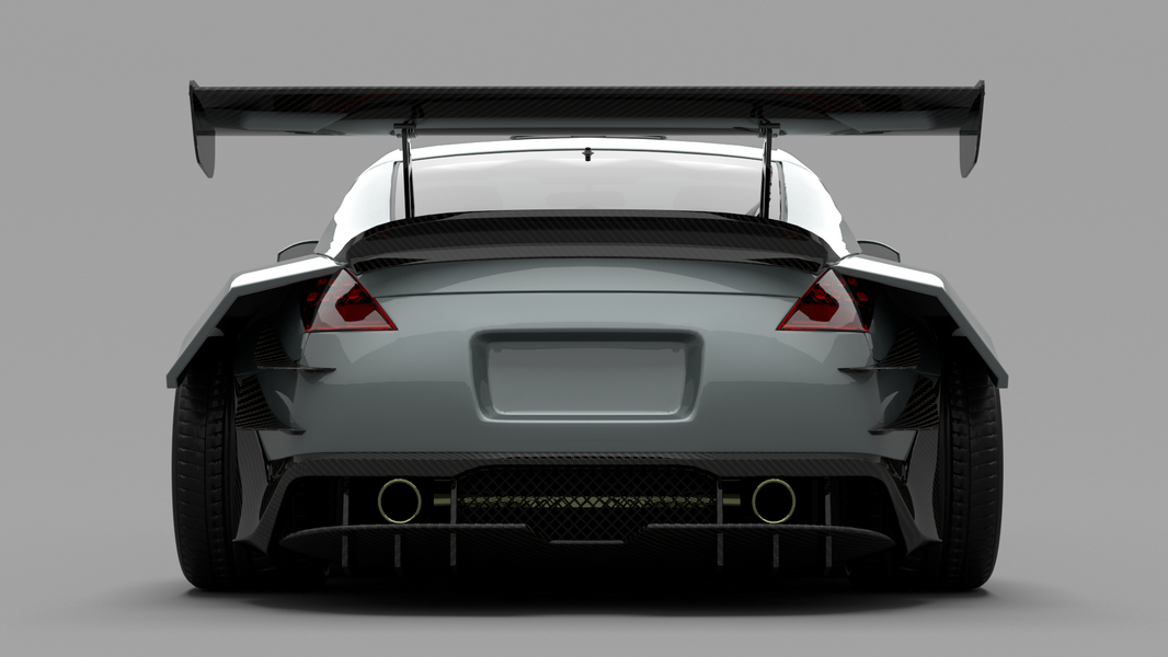 Nissan 350Z aftermarket parts, carbon fiber body kit - PSS– Performance ...