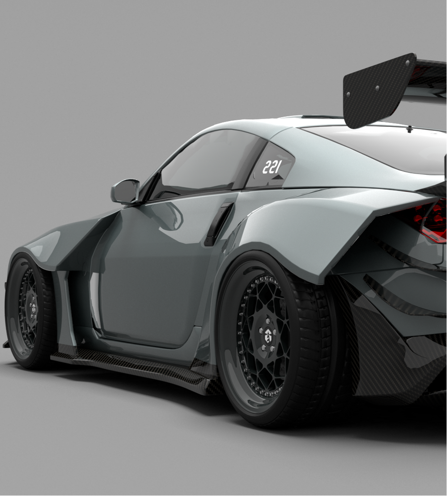 Nissan 350Z Aftermarket Parts - SPECTER PLUS Widebody Rear Quarter ...