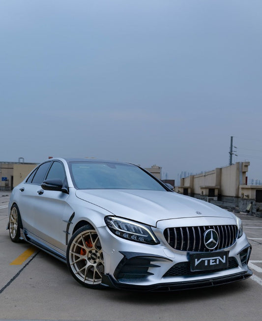 Mercedes Benz AMG C43 C300 W205 Sedan Facelift Aftermarket Parts - VTEN ...