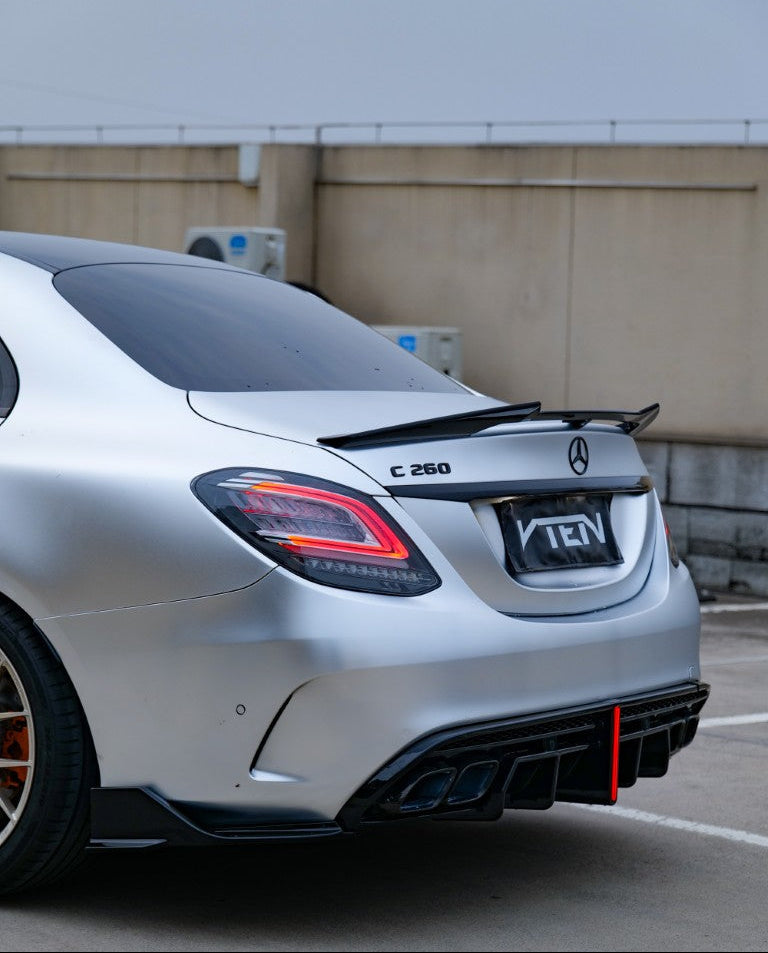 Mercedes Benz C-Class C63S C63 C43 W205 Aftermarket Parts-VTEN Rear ...