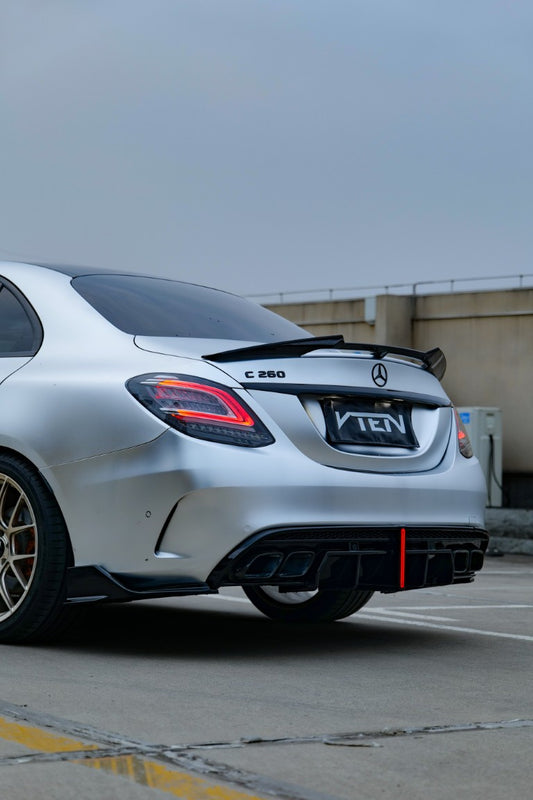 Mercedes Benz C-Class C63S C63 C43 W205 Aftermarket Parts-VTEN Rear ...