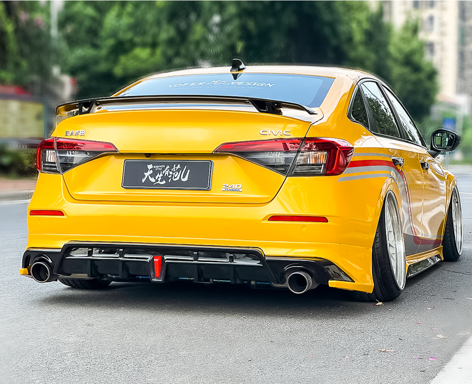 Honda Civic 11th/11.5th Gen aftermarket parts, carbon fiber body kit ...