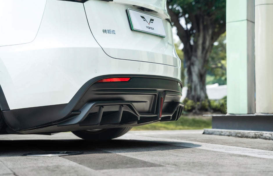 Tesla Model Y / Performance Aftermarket Parts - Yofer USA Rear Diffuser ...