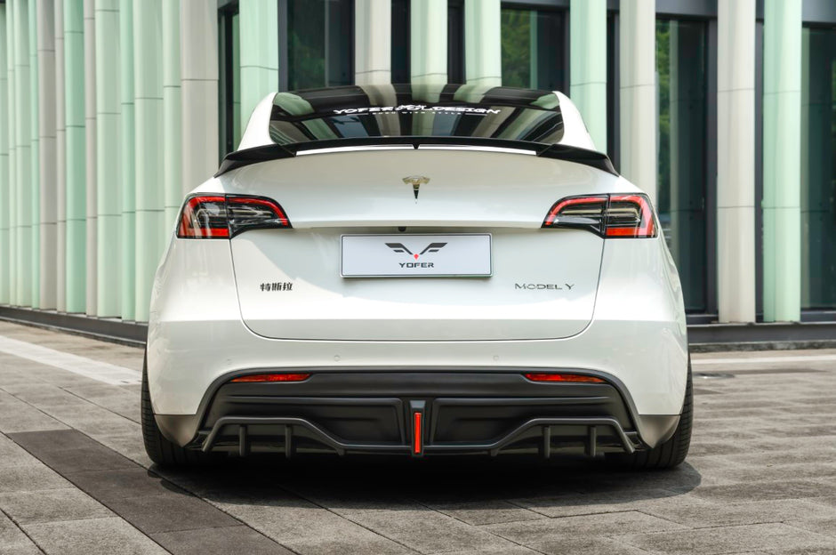 Tesla Model Y / Performance Aftermarket Parts - Yofer USA Rear Diffuser ...