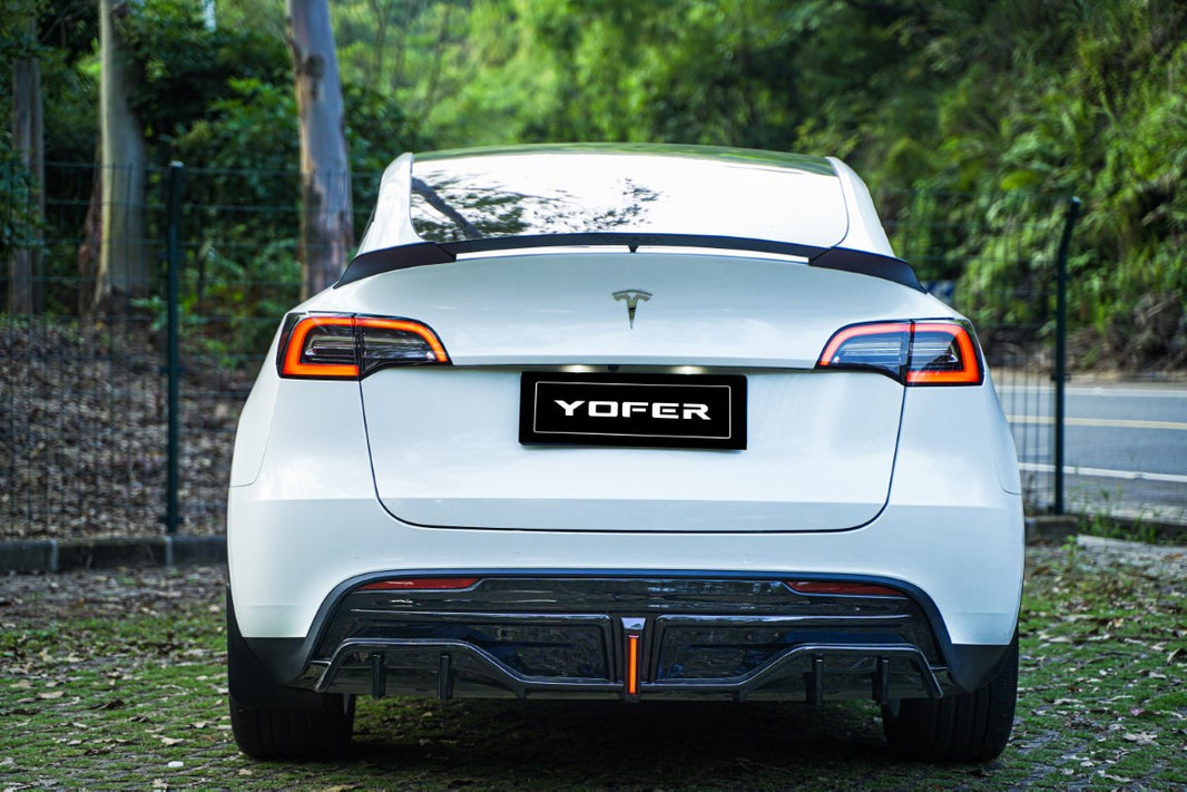 Tesla Model Y / Performance Aftermarket Parts - Yofer USA Rear Diffuser ...