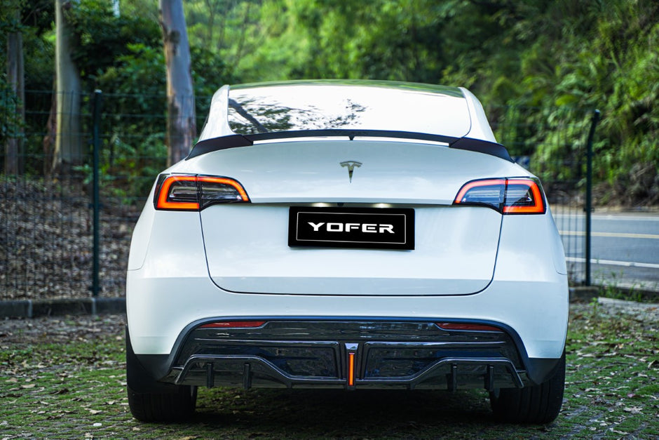 Tesla Model Y / Performance Aftermarket Parts - Yofer USA Rear Diffuser ...