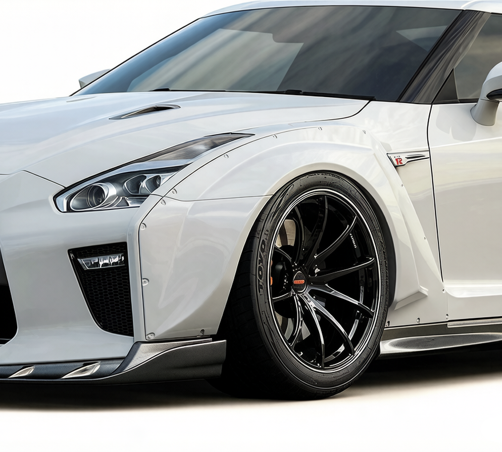 Nissan GTR R35 EBA 2017-2023 Aftermarket Parts - EP Racing Front Fender ...
