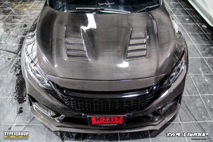 Honda Civic aftermarket parts, carbon fiber body kit - PSS– Performance ...