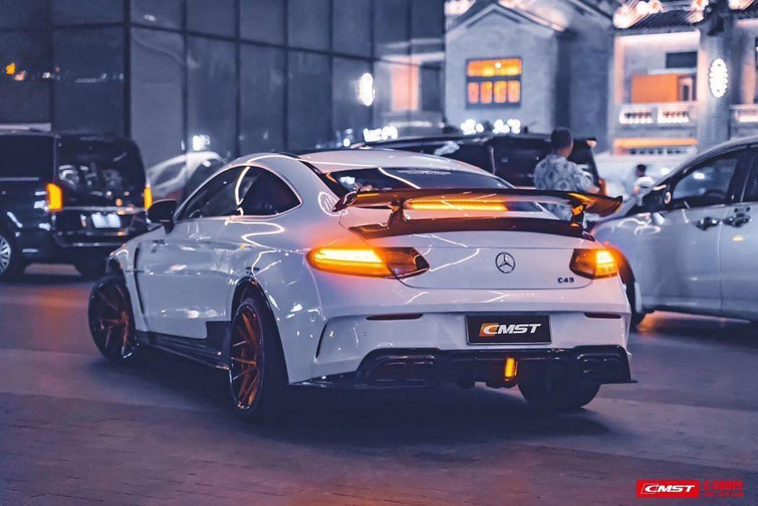 CMST Carbon Fiber Wide Body Kit for Mercedes-Benz C43 C300 C Coupe 2015 ...