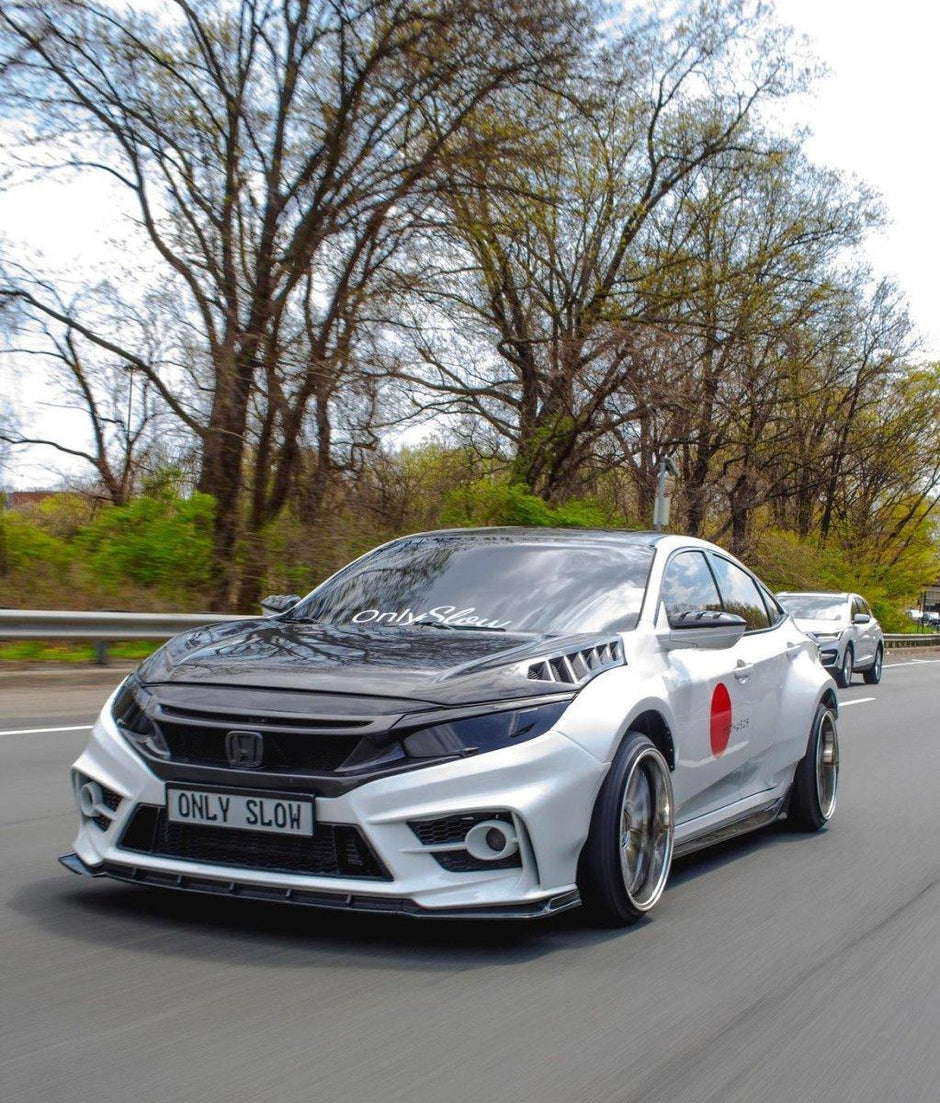 Honda Civic aftermarket parts, carbon fiber body kit - PSS– Performance ...