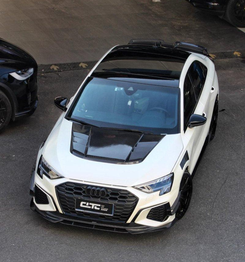 Audi RS3 S3 A3 8Y aftermarket parts-CMST Tuning Hood Carbon/FRP ...