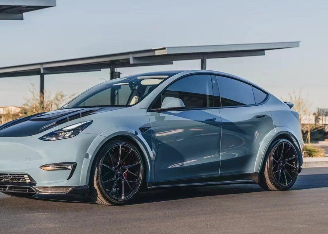 Tesla Model Y aftermarket parts, carbon fiber body kit - PSS ...
