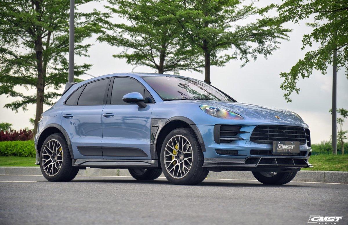 CMST Tuning Pre-preg Carbon Fiber Side Skirts Ver.2 for Porsche Macan ...