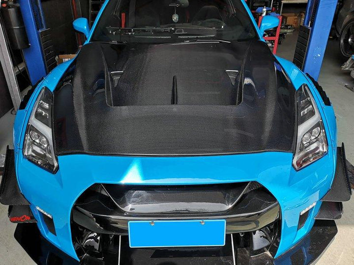 Nissan GTR R35 aftermarket parts, carbon fiber body kit - PSS ...