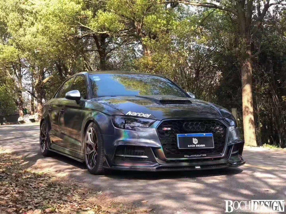 Audi A3/S3/RS3 aftermarket parts, carbon fiber body kit - PSS ...