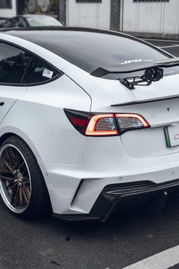 Carbon Fiber Rear Spoiler Wing for Tesla Model 3– Performance SpeedShop