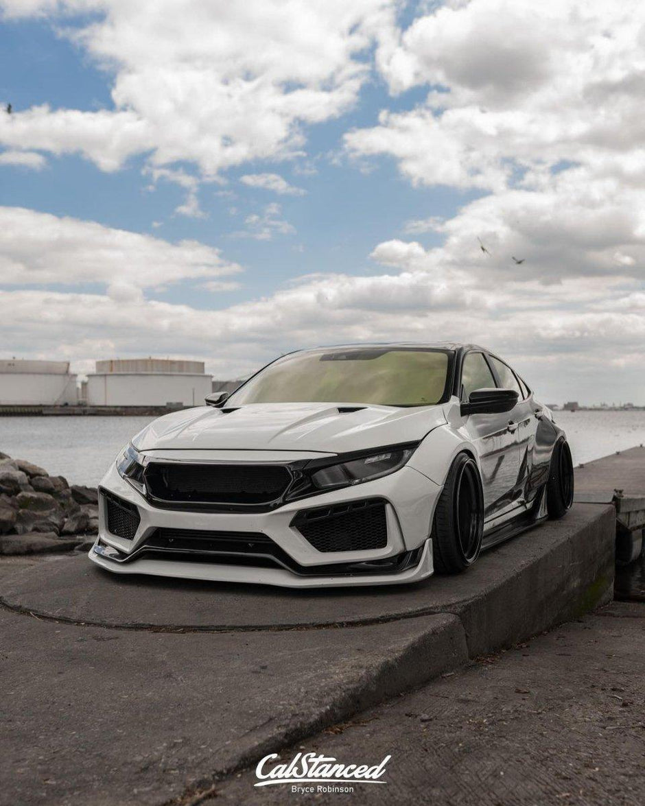 Honda Civic aftermarket parts, carbon fiber body kit - PSS– Performance ...