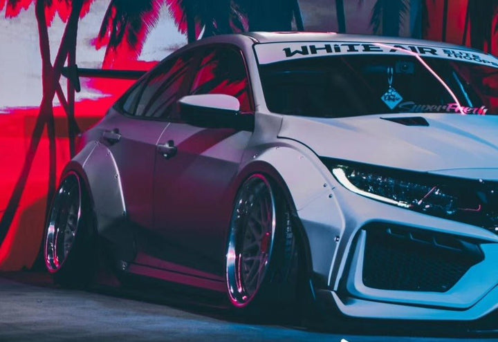 Honda Civic aftermarket parts, carbon fiber body kit - PSS– Performance ...