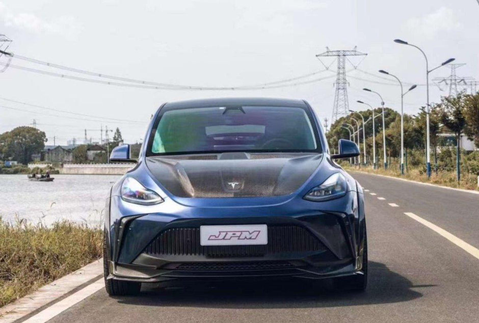 Tesla Model Y aftermarket parts, carbon fiber body kit - PSS ...